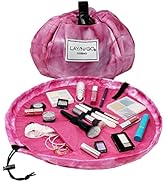 Amazon.com : Lay-n-Go Cosmo Drawstring Makeup Organizer Cosmetic ...