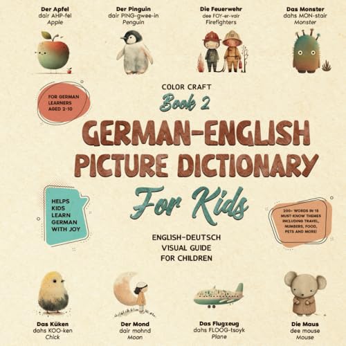Mua German-English Picture Dictionary: Illustrated Bilingual Book For ...