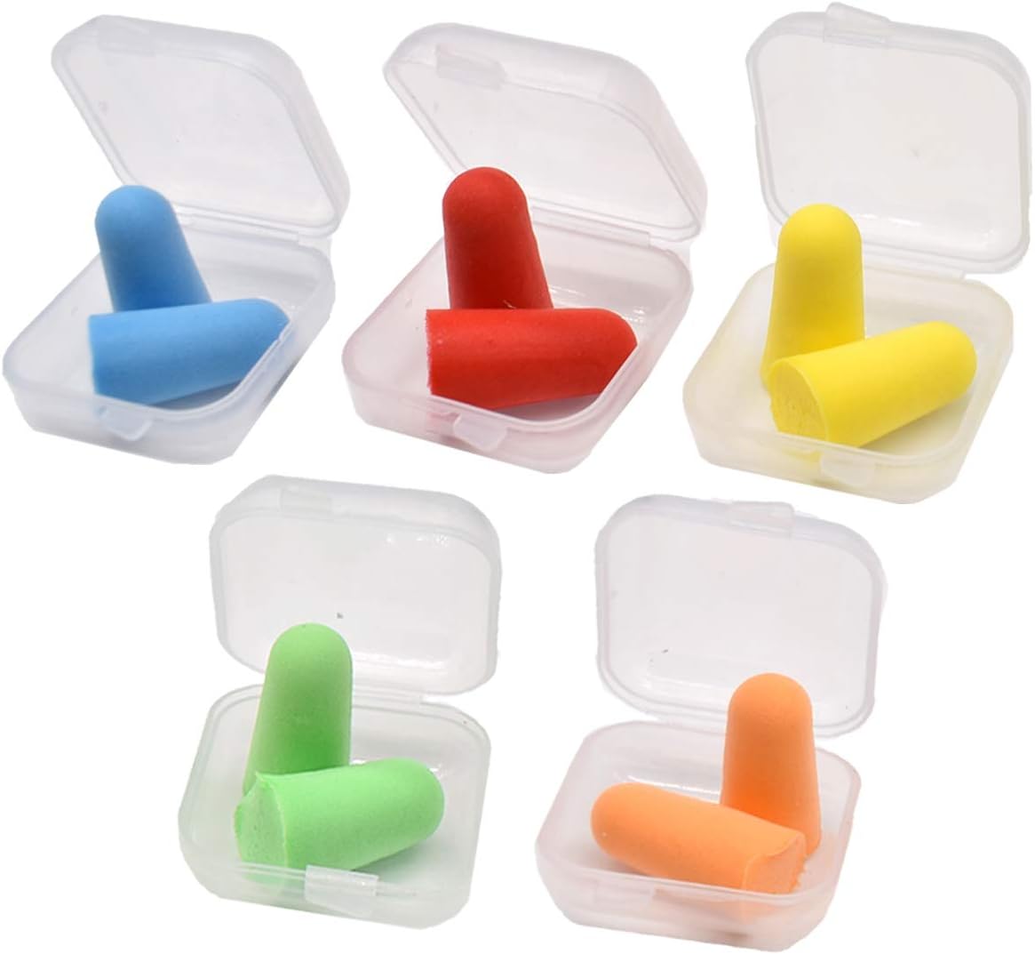 Ear Plugs for Sleeping,Liwein Noise Cancelling Earplugs Reusable Foam ...