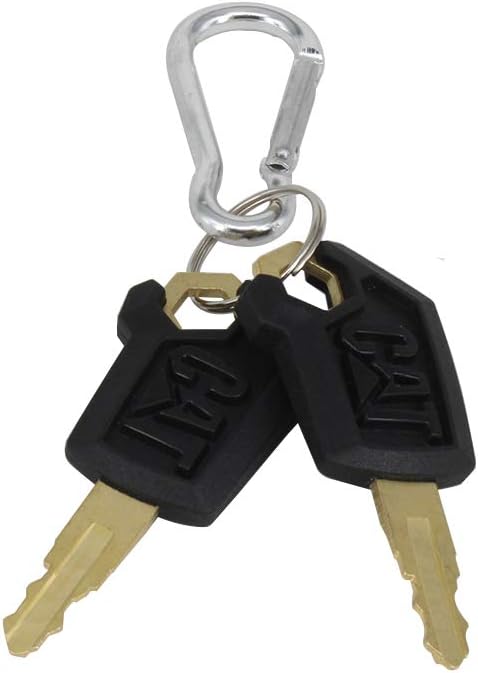HKOO Cat Keys for Caterpillar Heavy Equipment 2 Packs (Cat Keychain ...