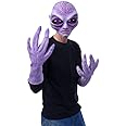 Amazon.com: Pluto Alien Costume Kit, Latex Alien Mask with Extended ...
