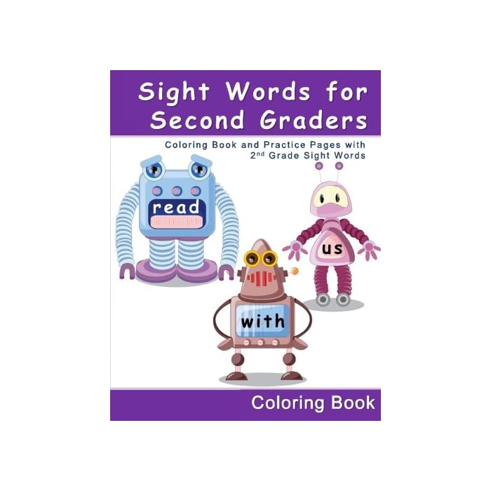 Buy Sight Words For Second Graders Coloring Book And Practice Pages 