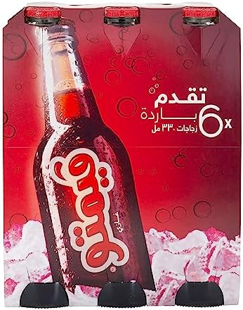 Vimto Fizzy Sparkling Fruit Flavoured Drink 330ml Bottle x Pack of 6 ...