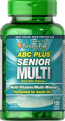 Puritan's Pride ABC Plus Senior Multivitamin Multi-Mineral Formula in ...