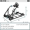 Anman PRO Racing Simulator Cockpit with TV Stand fit for PC/PS4/Xbox ...