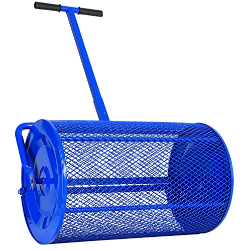 BILT HARD Peat Moss Spreader, 24 in Compost Spreader for Lawn and ...