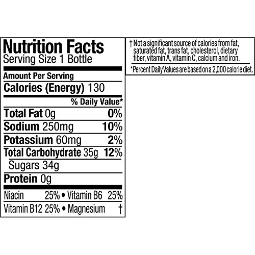 Powerade Nutrition Facts 12 Oz | Besto Blog