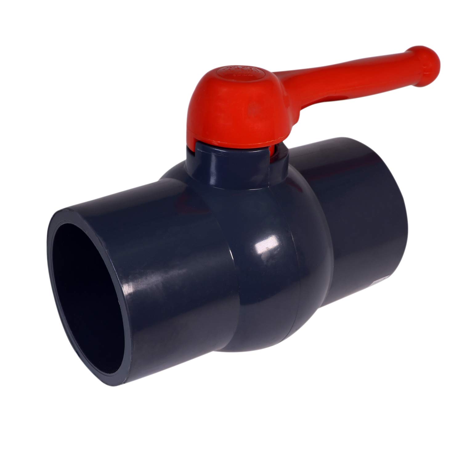 Midline Valve PVC Ball Valve with Pink T-Handle for Potable Water Use 4 ...