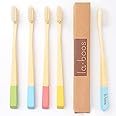 Amazon.com : laboos Best Nature Manual Color Bamboo Toothbrush, New ...