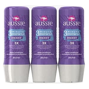 Amazon.com : Aussie 3 Minute Miracle Moist Deep Conditioning Treatment ...