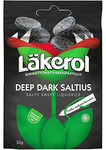 Buy 3 Bags x 30g of Läkerol Deep Dark Saltius - Original - Swedish ...