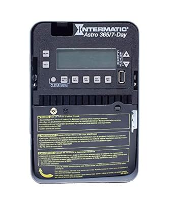 Et2845C Astro Electronic Time Clock 4-Circuit, 120 to 277V, 365/7 Day ...