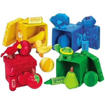Amazon.com : Lakeshore Color Discovery Boxes : Sorting And Stacking ...