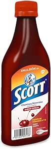 Emulsion de Scott Multivitamínico, Cereza, 200 ml: Amazon.com.mx: Salud ...