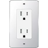 1 Pcs Mirror Outlet Covers Durable Light Switch Plates Acrylic Mirrored ...