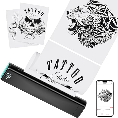 Phomemo M08F Wireless Tattoo Stencil Printer, Thermal Tattoo Kit Copier ...