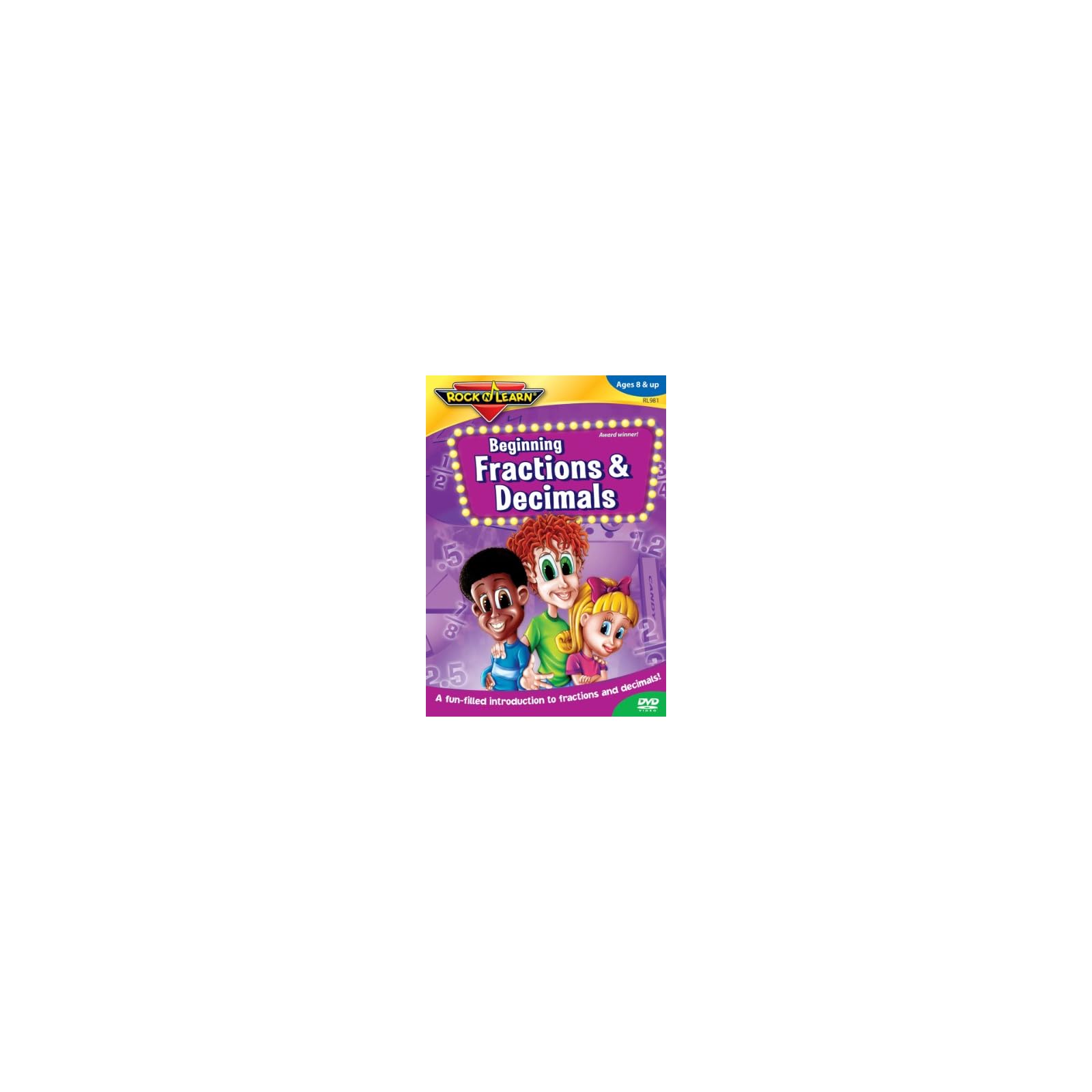 Beginning Fractions & Decimals DVD by Rock 'N Learn - Epic Kids Toys