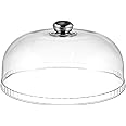Amazon.com | Ipetboom Cake Stand Cover Food Plate Lid Clear Cloche Bell ...