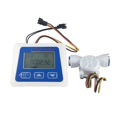 High Sensitivity Digital LCD Display Water Flow Sensor Meter Flowmeter ...