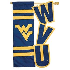 Amazon.com : West Virginia Mountaineers WVU NCAA Double-Sided Flag ...