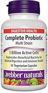 Amazon.com: Webber Naturals Complete Probiotic, 50 capsules: Health ...
