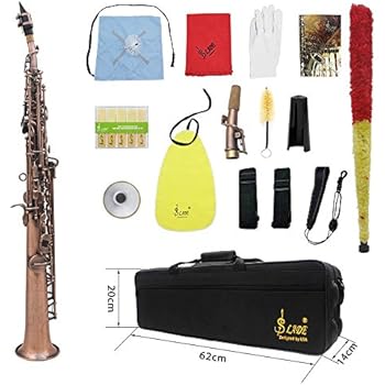 Amazon.com: Jean Paul USA Soprano Saxophone, Silver (SS-400SP): Musical ...
