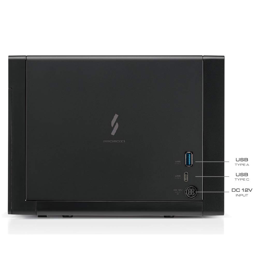 Mediasonic Raid 4 Bay Hard Drive Enclosure DAS - USB 3.2 Gen 2 10Gbps ...