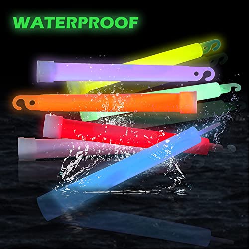 AIVANT Ultra Bright Large Glow Sticks - Long Last Lighting Over 12 ...
