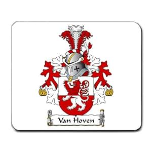 Amazon.com : Van-Hoven Family Crest Coat of Arms Mouse Pad : Office ...