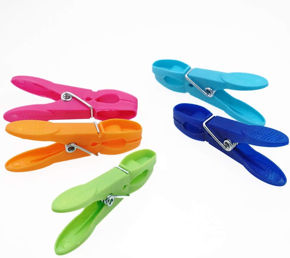 Vidence Clothes Pegs,50 Packs Clothes Pegs for Washing Line,Washing ...