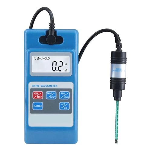 GLTL Gaussmeter Tesla Meter Surface Magnetic Field Tester with N/S ...