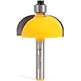 YONICO Router Bits Edge Forming Cove 1/2-Inch Radius 1/4-Inch Shank ...