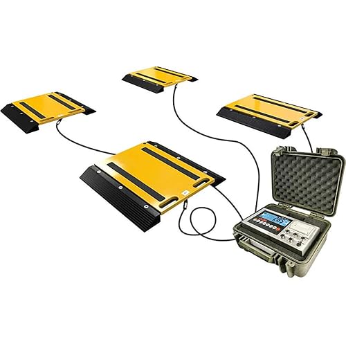 PEC 5000 lb Portable Axle Weigh Pads/Vehicles Scale/Truck Scales ...