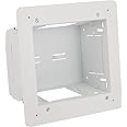 Hubbell-Raco NSAV62M Recessed Steel TV Box Wall Plate Kit, 2+ Gang ...