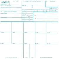Amazon.com: FBI Fingerprint Cards, Form FD-258, 3 pack : Office Products