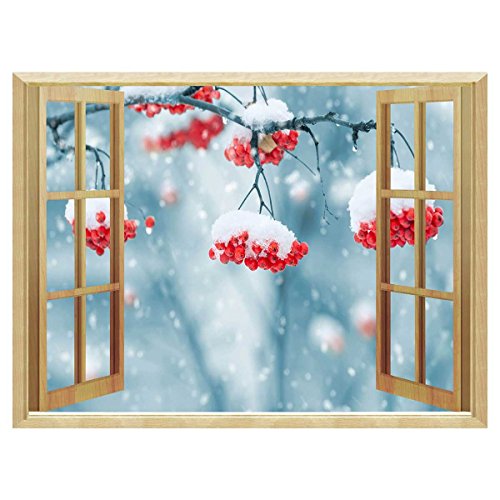 Spectacular Faux Winter Window Scenes - Funk This House : Funk This House