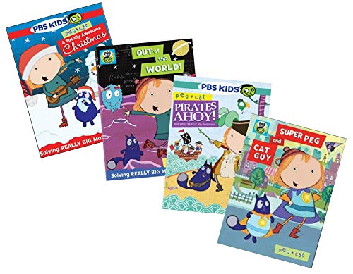 Amazon.com: Ultimate PBS Peg + Cat 4-DVD Learning Collection: A Totally ...