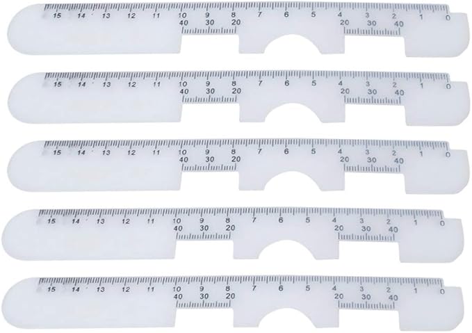 HEALIFTY 10Pcs Pupillary Distance Ruler Plastic Optical PD Ruler Pupil ...