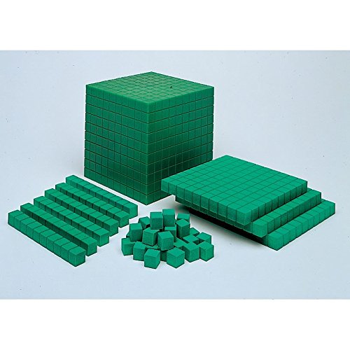 hand2mind Green Foam Base Ten Blocks, Class Set Toys Games Toys ...