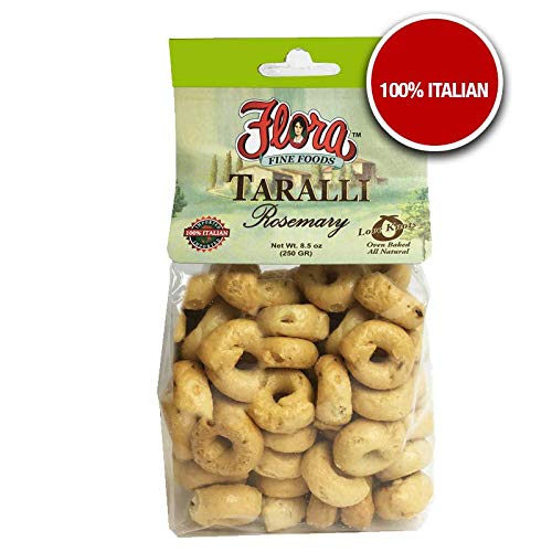 Amazon.com: Taralli by Flora 8.5oz - Italian Snacks Cracker - All ...