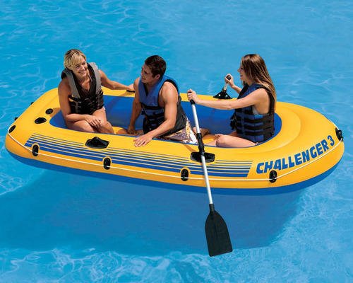 Intex Challanger 3 Boat Set: Amazon.in: Toys & Games