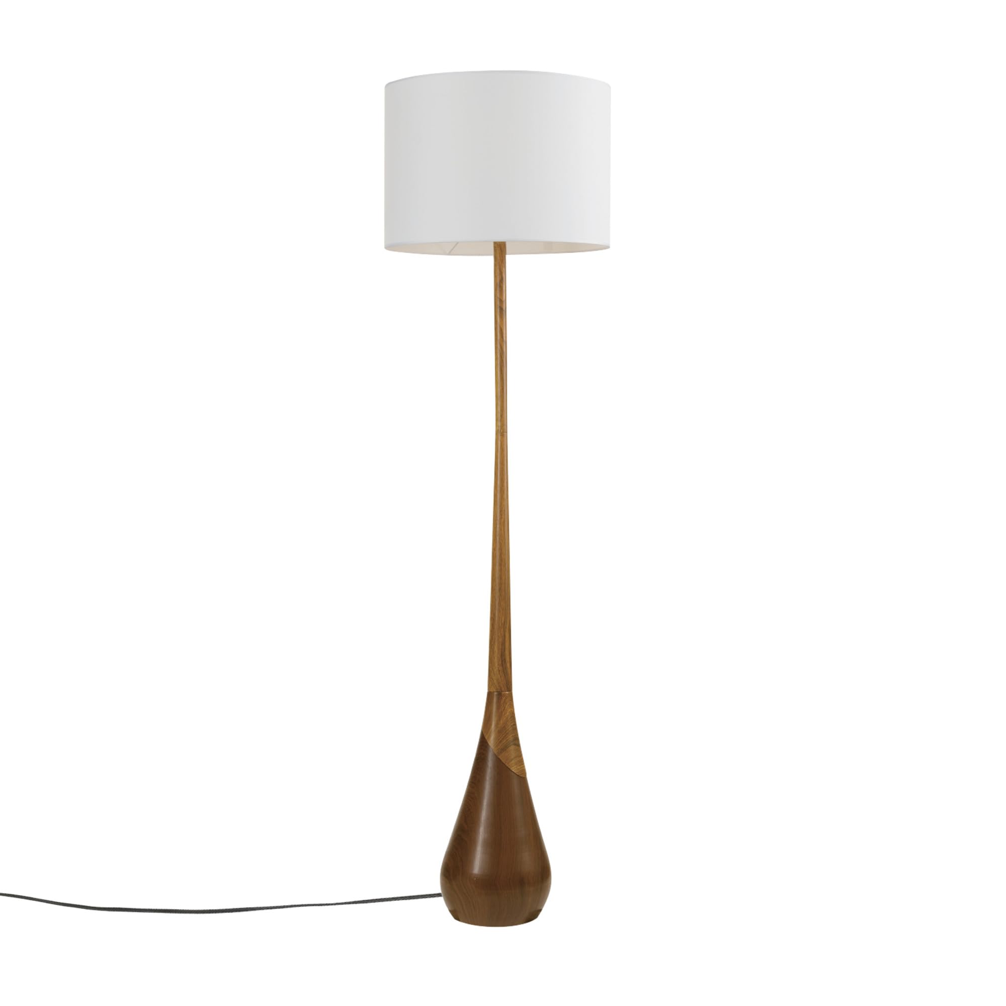 Globe Electric Novogratz x Globe Harrington 65" Floor Lamp, 2-Tone Faux ...