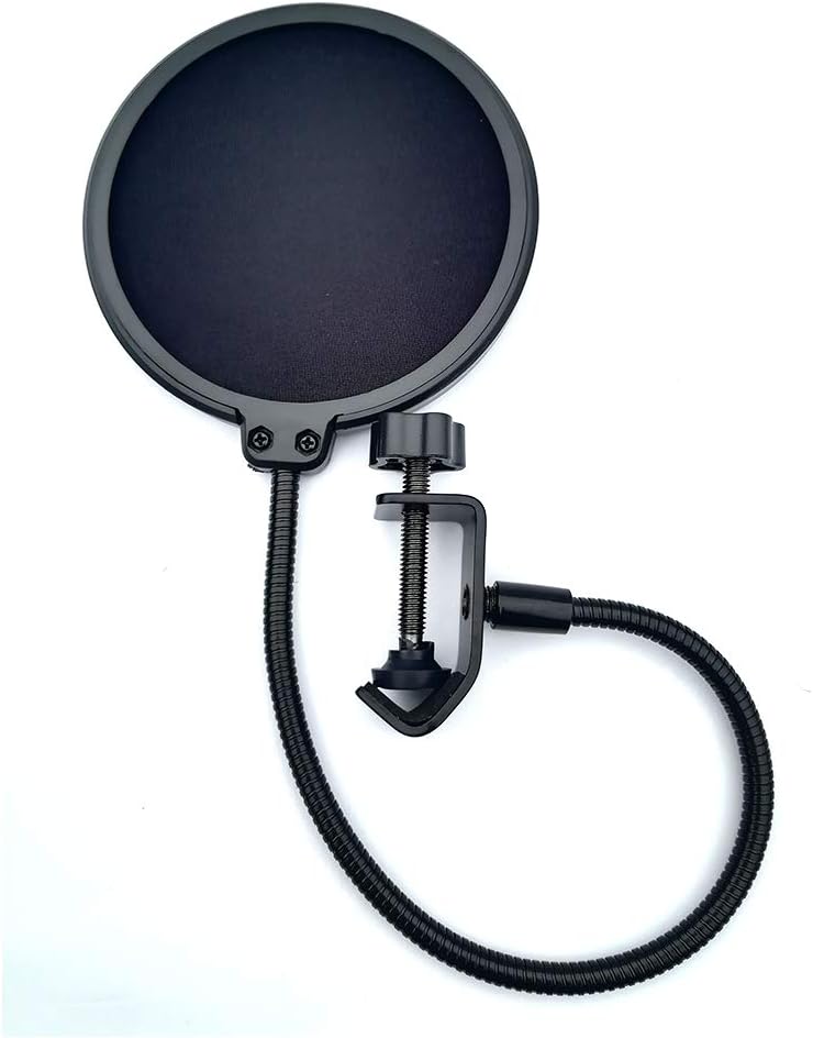 Amazon.com: Microphone Pop Filter Studio Windscreen Mic Cover Mask ...
