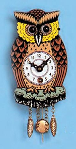 Pinnacle Peak Trading Company Owl with Moving Eyes and Pendulum ...