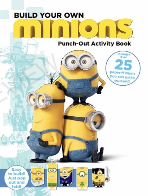 Minions: Build Your Own Minions Punch-Out Activity Book: Snider ...