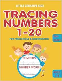 Amazon.com: Tracing Numbers 1-20 for Preschools & Kindergarten: Tracing ...