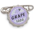Amazon.com: Disney Parks Exclusive Up Movie Carl Ellie Grape Soda Badge ...