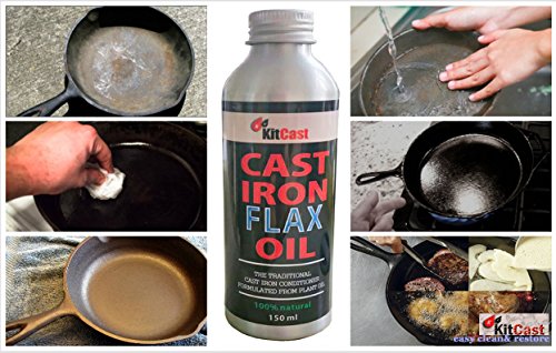 KitCast- Traditional Cast Iron Conditioner or Cast Iron Oil for Cast ...