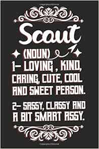 Amazon.com: Scout Definition Personalized Name: Scout Notebook | Scout ...