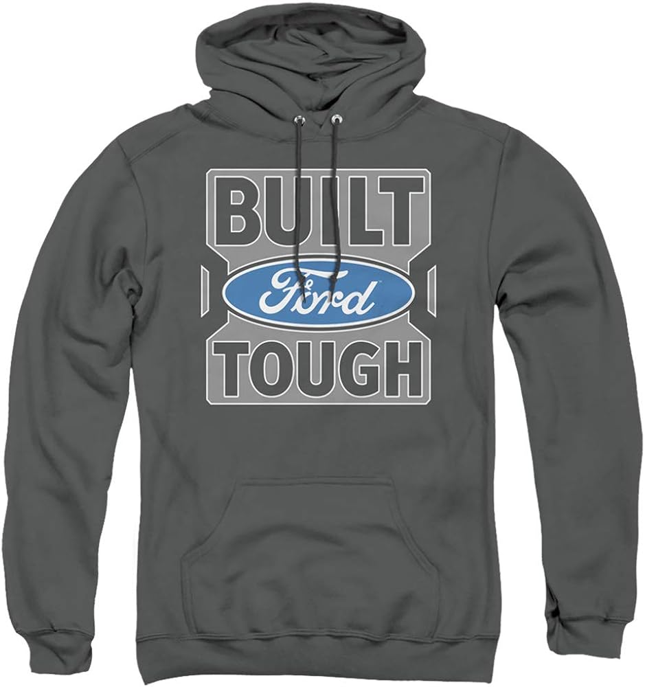 Amazon.com: Ford Trucks Built Ford Tough Unisex Adult Pull-Over Hoodie ...